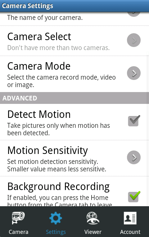 CameraFTP Mobile Security Camera - Use old Android phone/tablet as IP ...